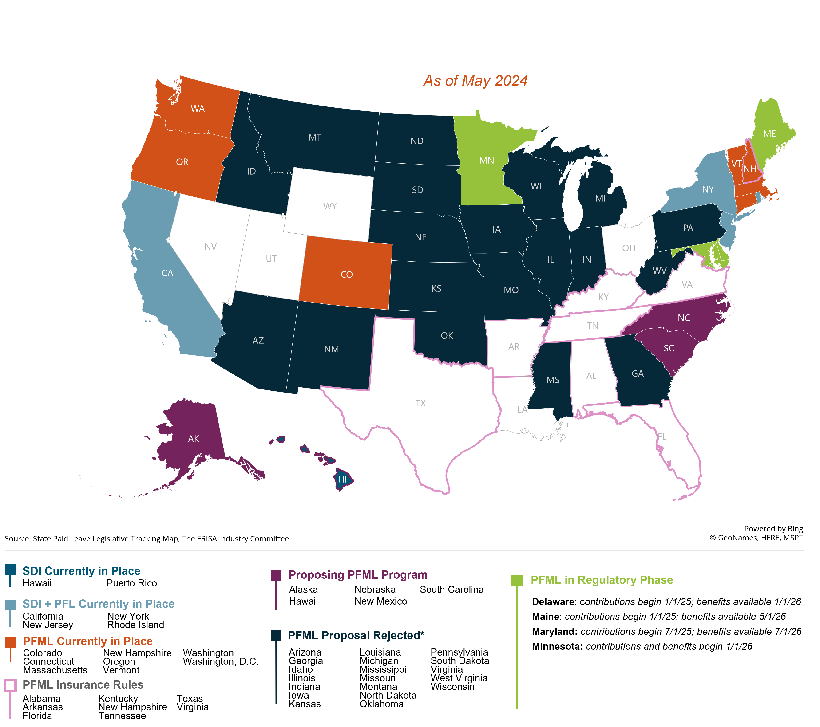 Paid Family and Medical Leave Landscape - Spring Consulting Group